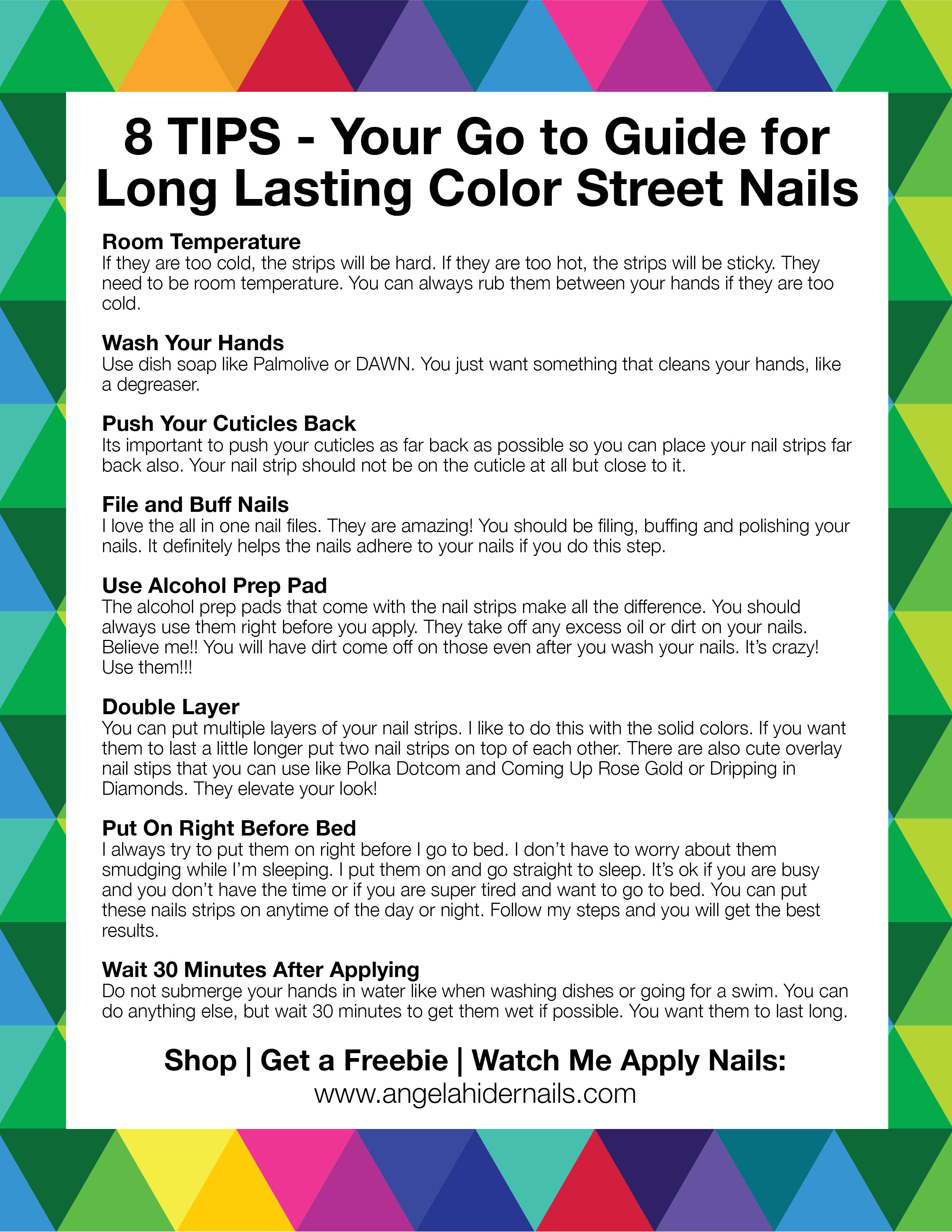 8 Tips – Your Go To Guide for Long Lasting Color Street Nails💅 – Life ...